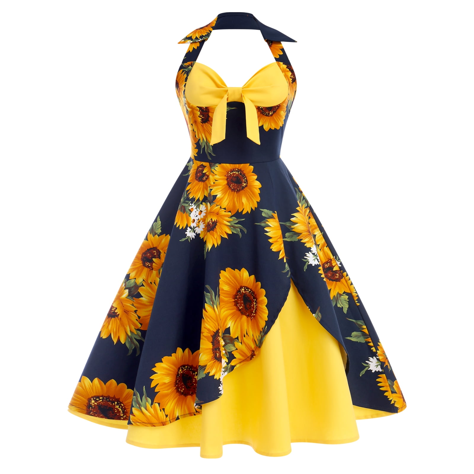 IBTOM CASTLE Womens 1950s Vintage Rockabilly Princess Pageant Prom ...