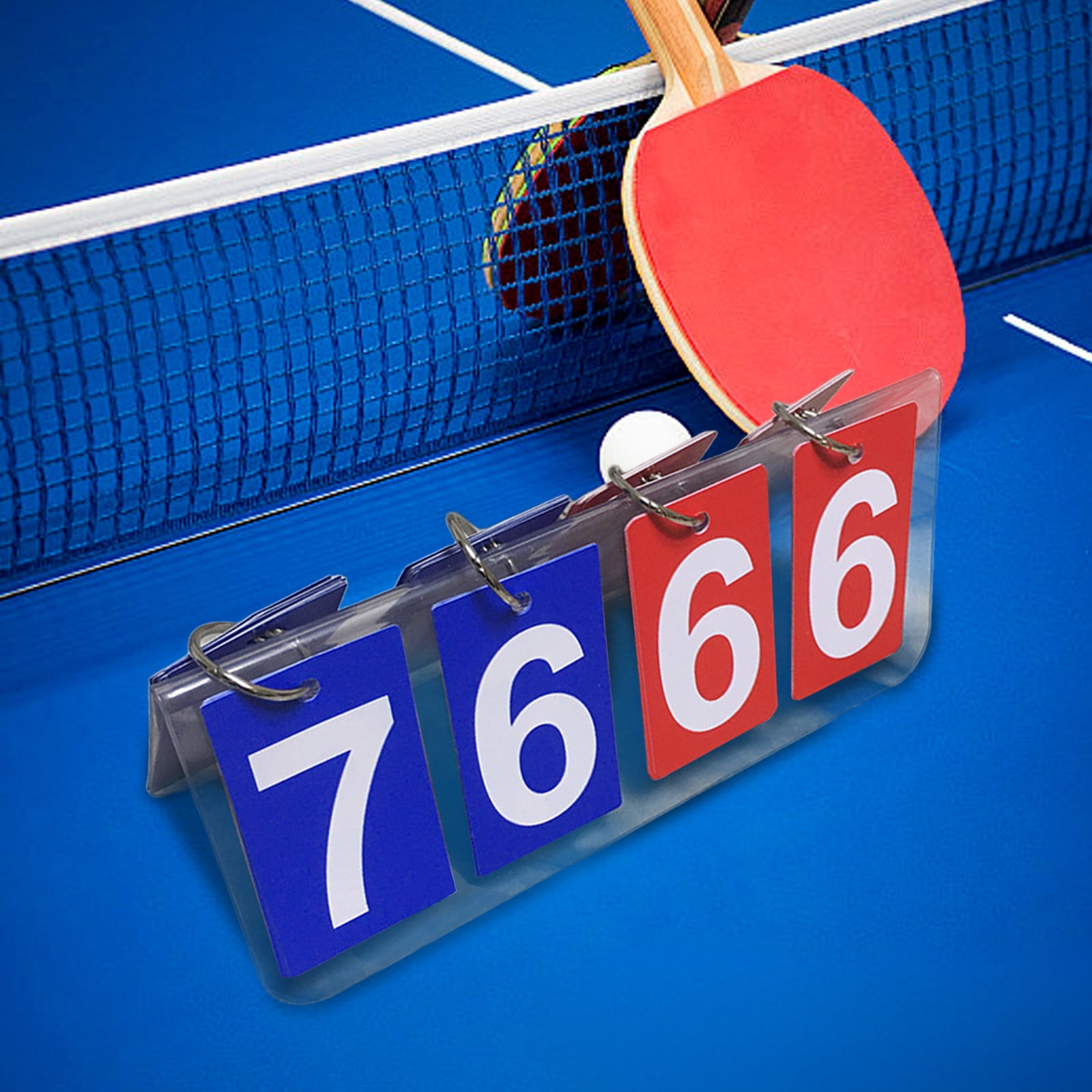 IBaodan Portable Flip Scoreboard - 4/2 Digit Waterproof Plastic Score ...