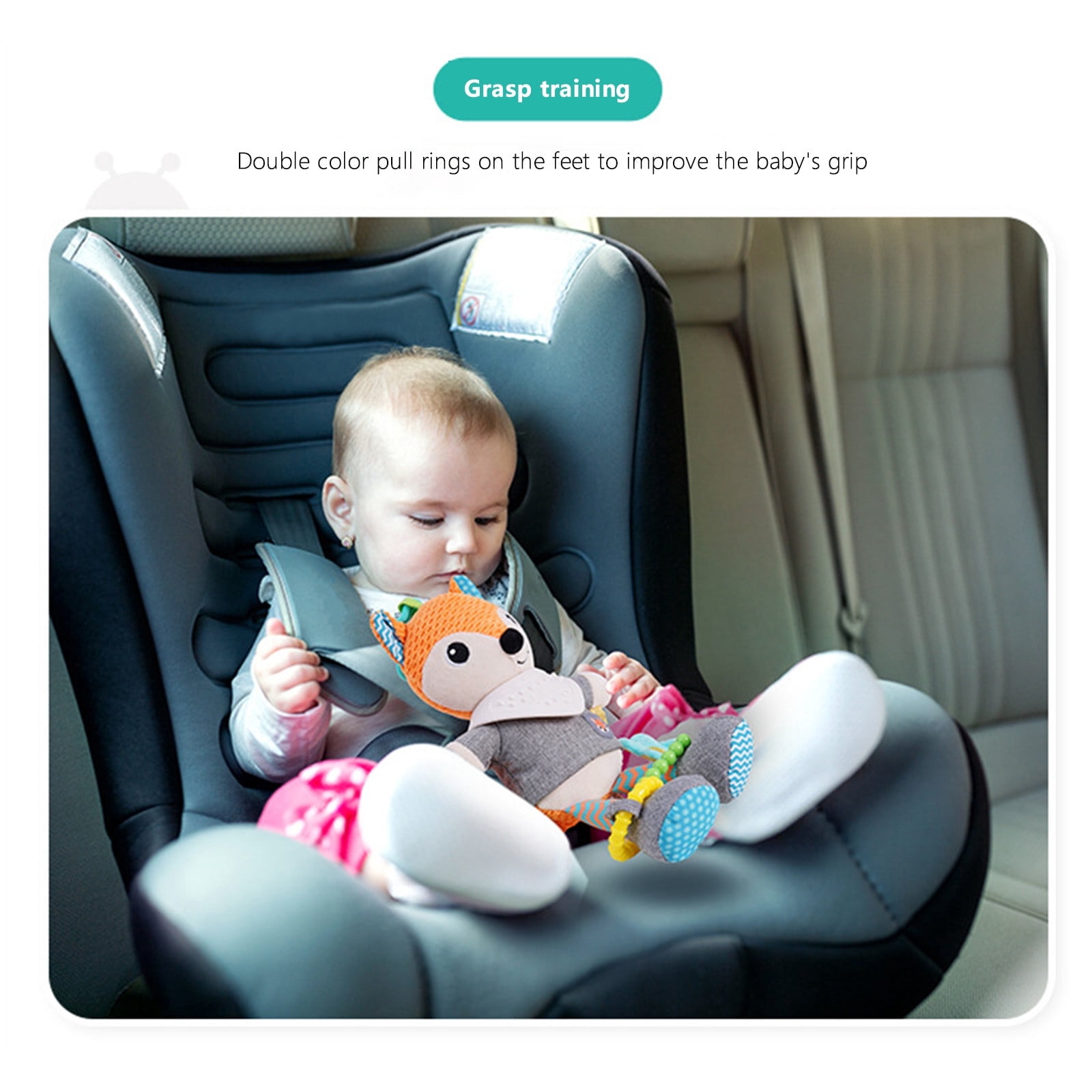 IBaodan Prime Sale Plush Toy Baby Activity Toy With Rattle And Textures ...