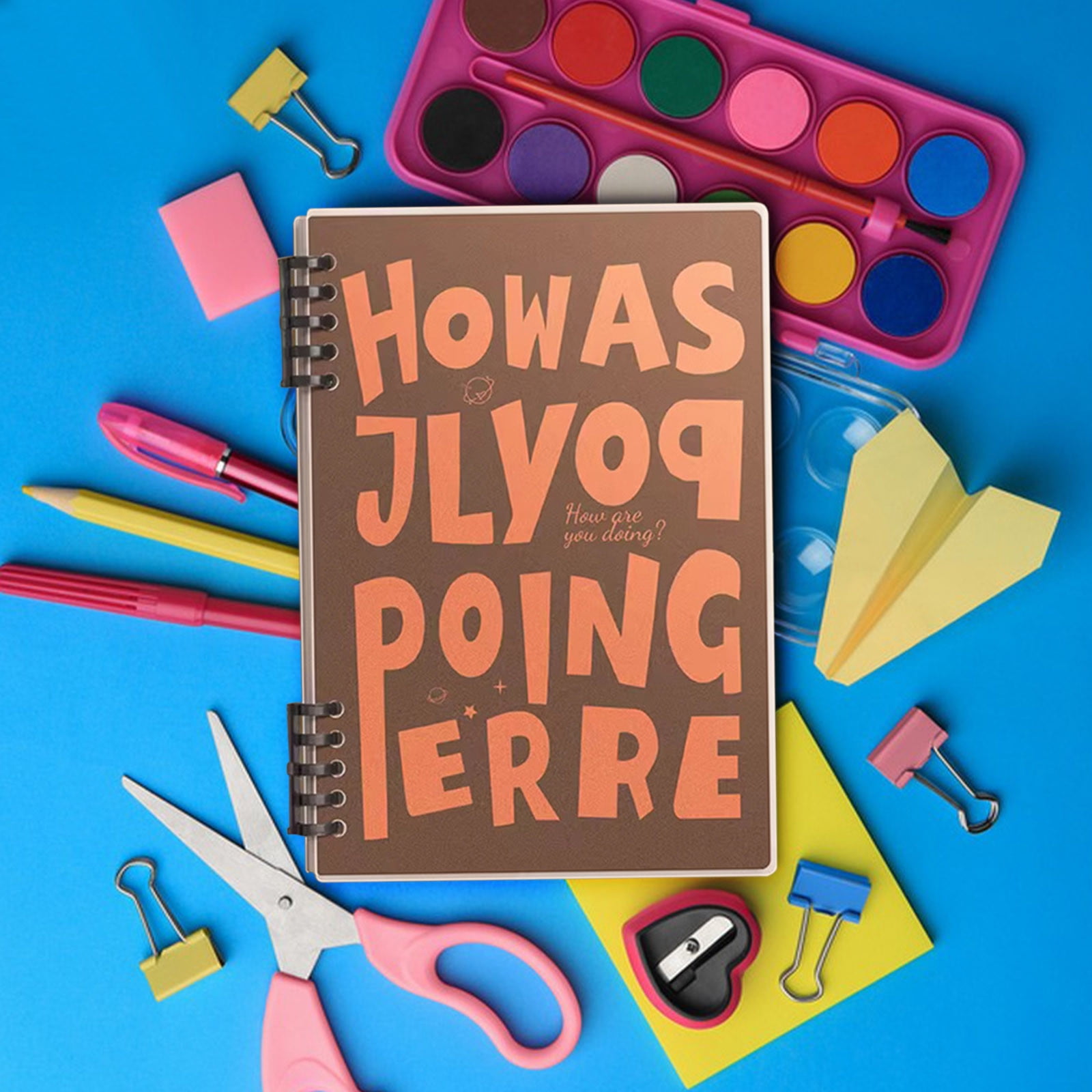 IBaodan Vintage B5 Loose Leaf Notebook - Detachable Lined Paper ...