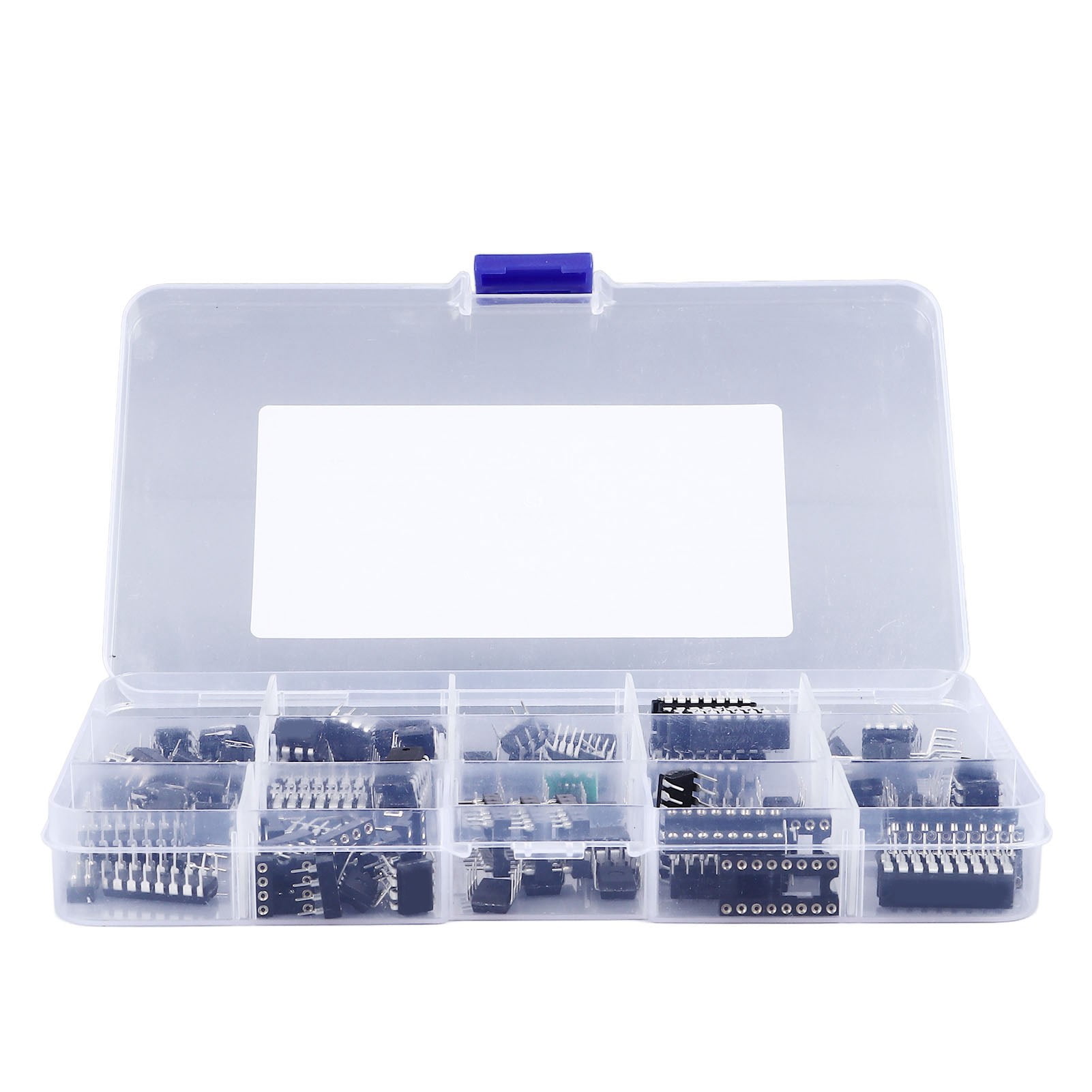 IC Chip Socket Adapter Kit, 150-Piece Assortment of 10 Types Flat Pin ...