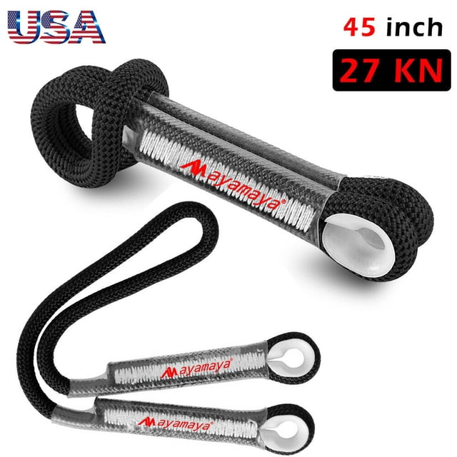 IC ICLOVER 45 inch Prusik Loop Pre-sewn Rope Spliced Eye-to-Eye Cord ...