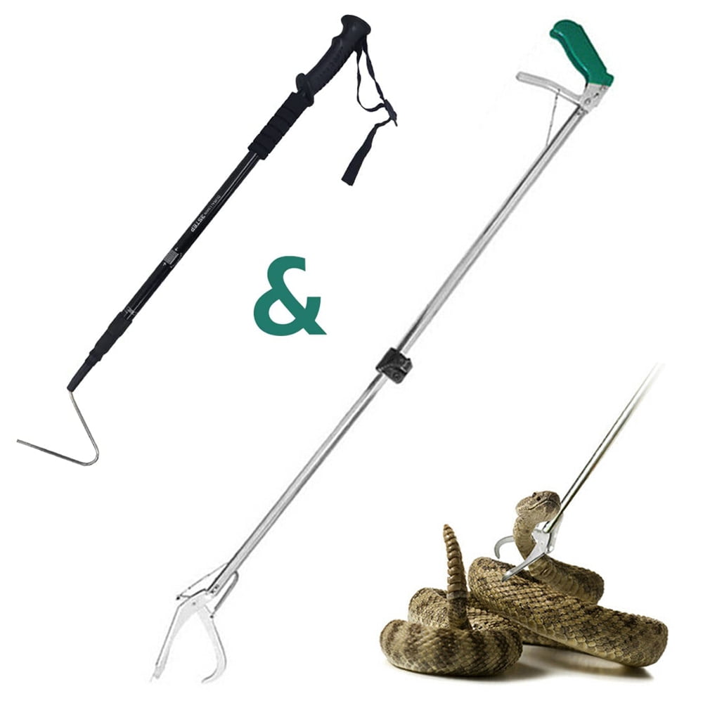 IC ICLOVER 47 Inch Extra Heavy Duty Snake Tongs Professional ...