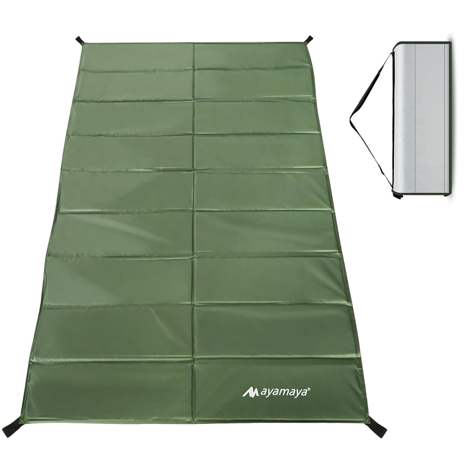 IC ICLOVER 6.7x4.4FT Foam Camping Sleeping Pad, 2 Person Foldable ...