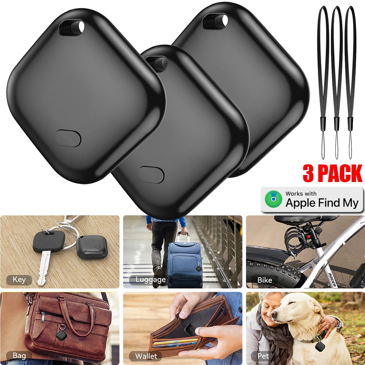 IC ICLOVER Air Tracker, [3 Pack] Key Finder Works with Apple Find My ...
