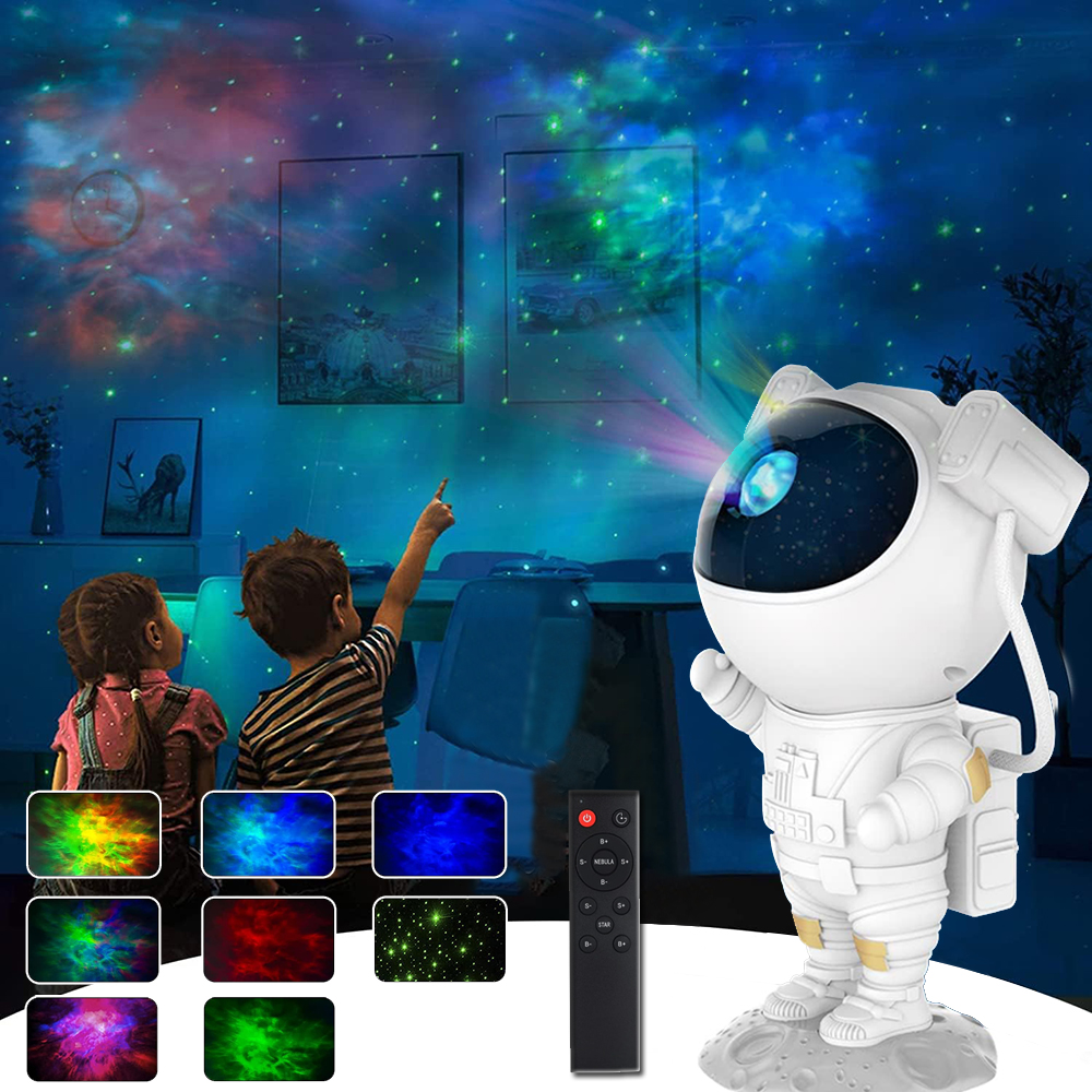 Astronaut Galaxy Star Projector Starry Night Light, Astronaut Light ...