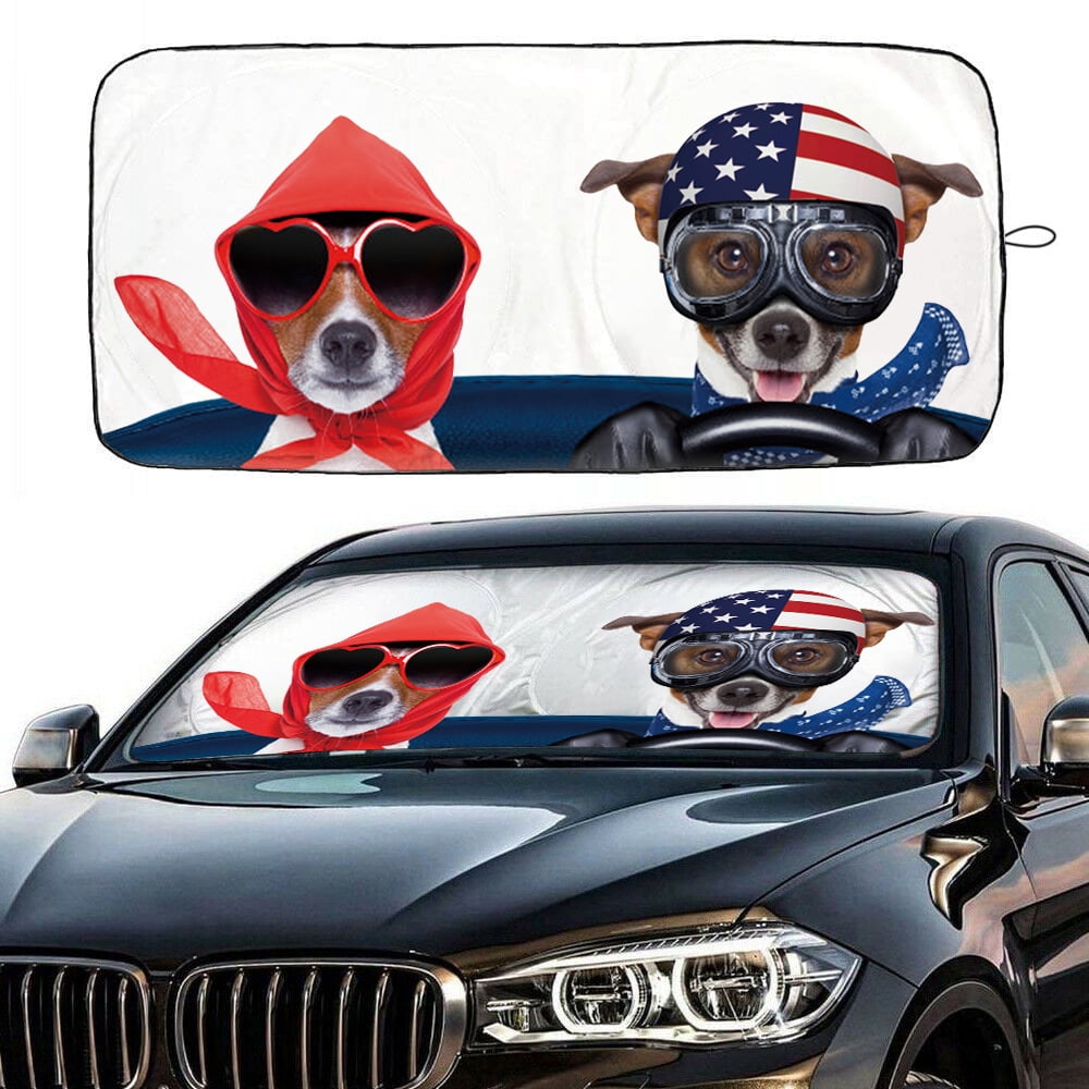 IC ICLOVER Auto Car Jumbo Sunshade Foldable Windshield Sun Shade Visor ...