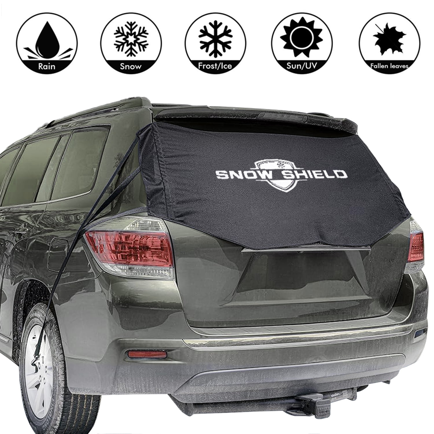 IC ICLOVER Car Rear Windshield Snow Cover for SUVs and Trucks, 600D ...