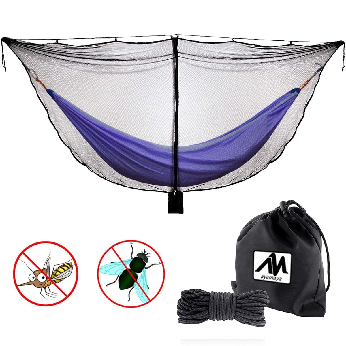 IC ICLOVER Hammock Net, 12ft Net for Hammocks, Lightweight Portable ...