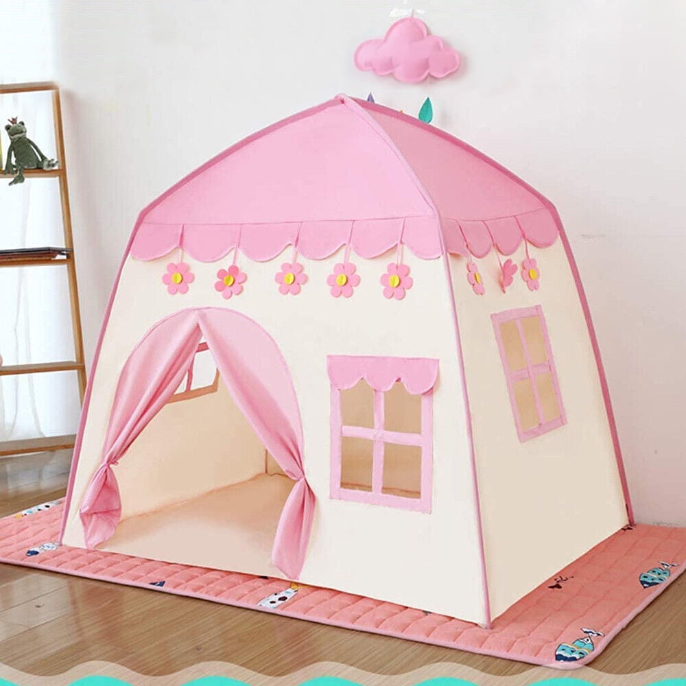 IC ICLOVER Kids Princess Castle Play Tent for Girls Toys, Indoor ...