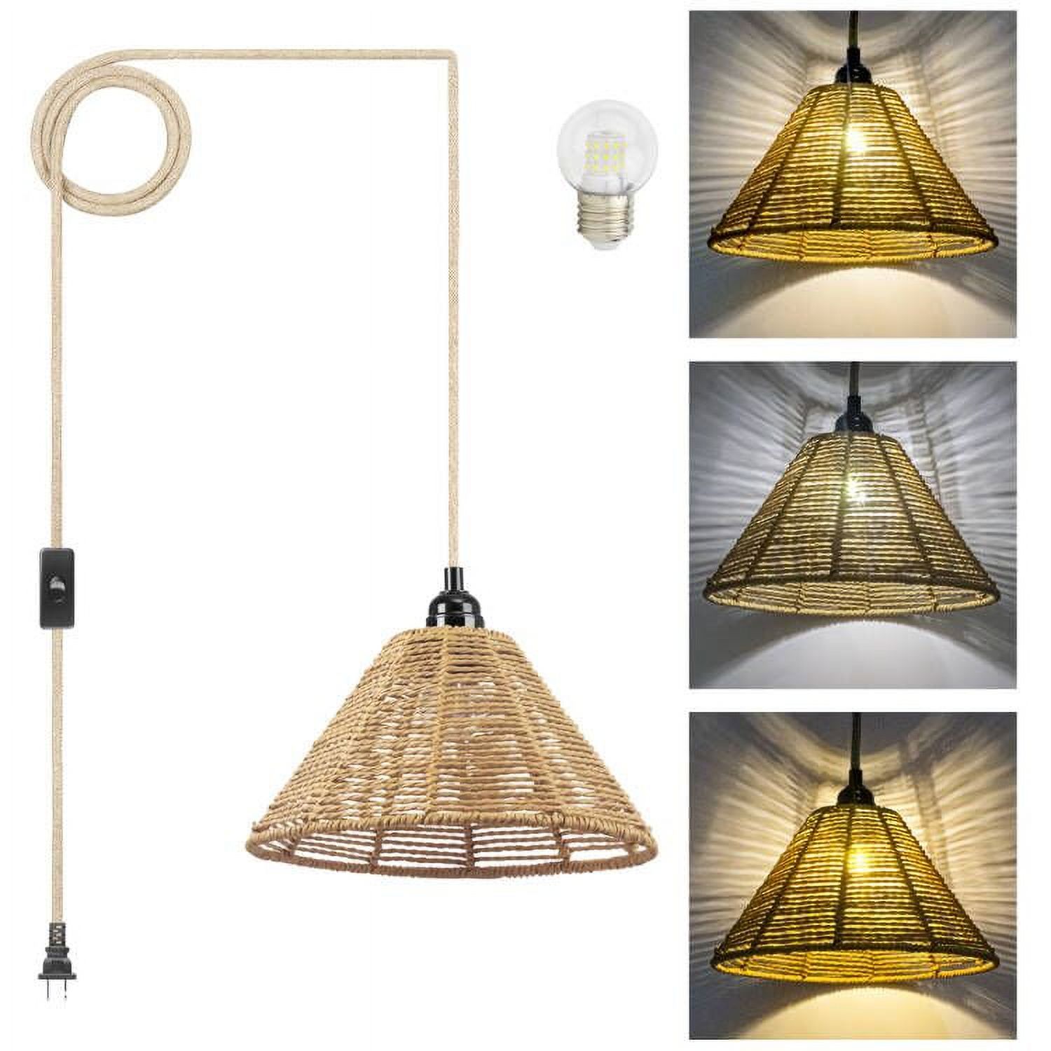 String Light Chandelier