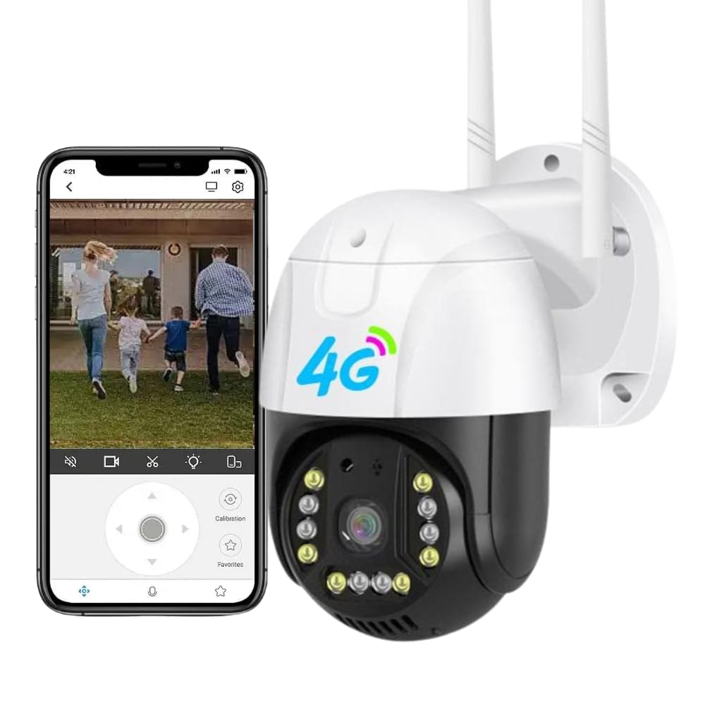 IC Plus 4G SIMAll Supported 3MP Pan Tilt CCTV Camera Full HD IP66 ...