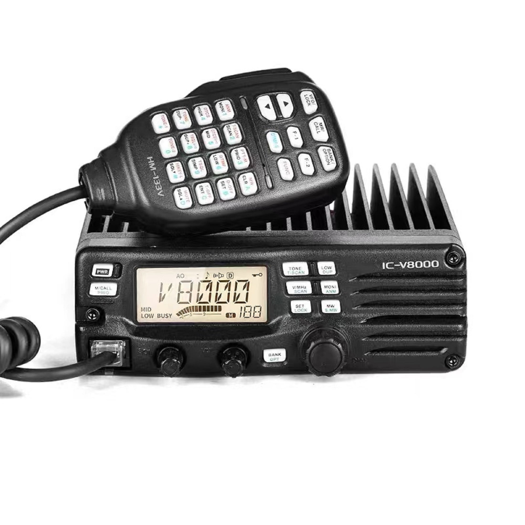 IC-V8000 75W High Power 144MHz VHF FM TRANSCEIVER V8000 2 Meters Mobile ...