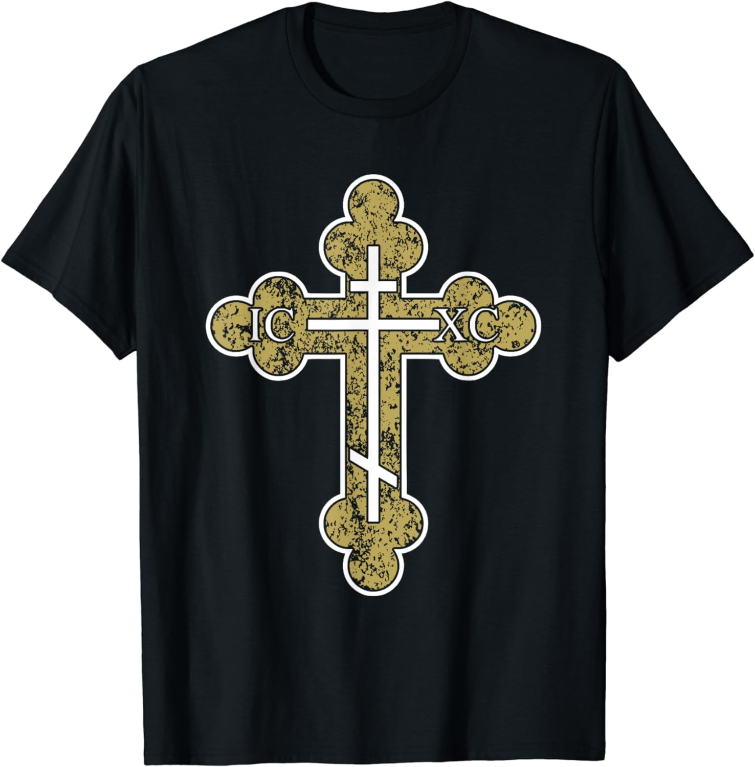 IC XC NIKA Cross Christogram Orthodox Eastern Christian T-Shirt ...