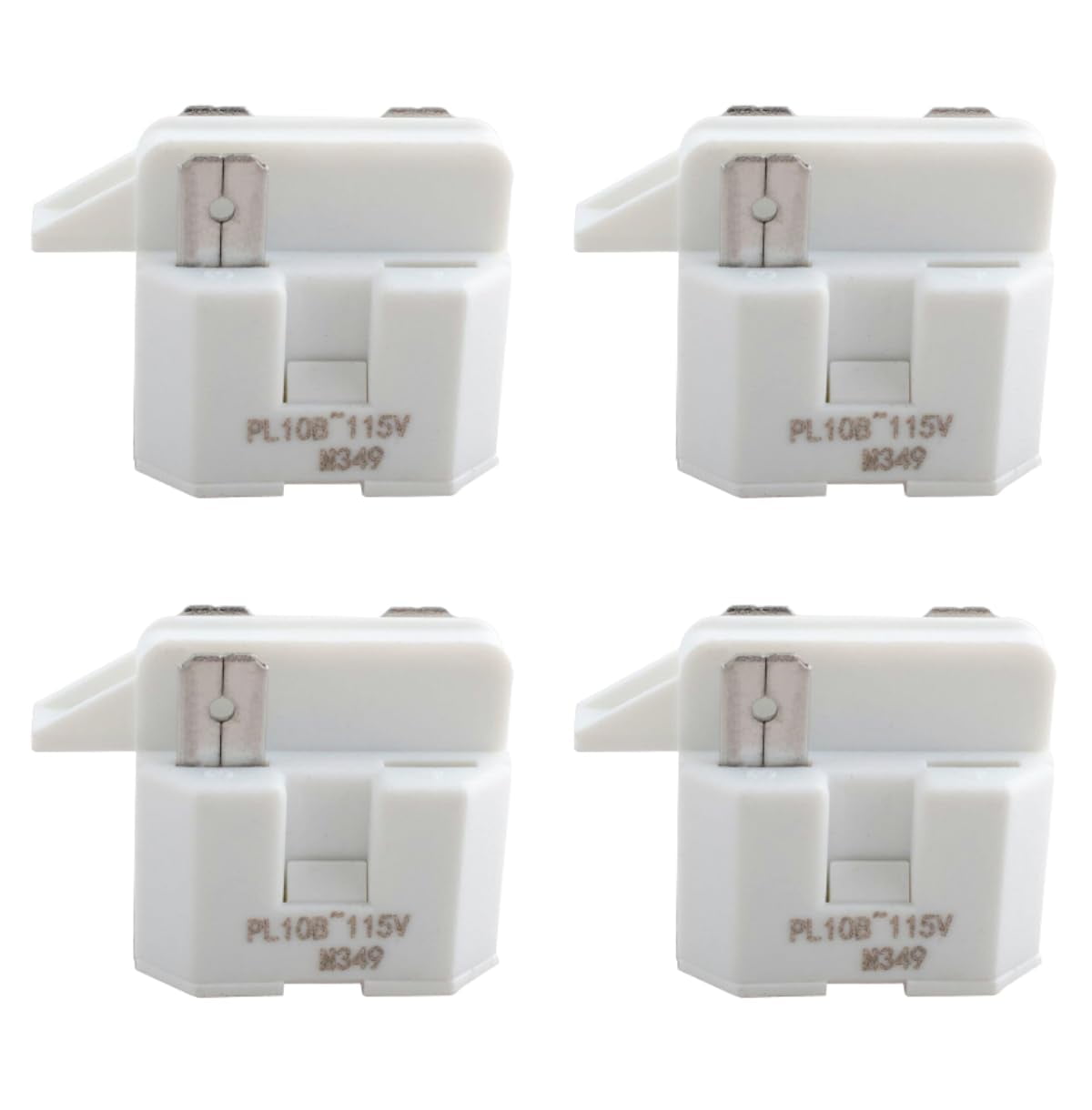 Scaroo IC102 Refrigerator Start Relay Compressor PTC 3 Terminal 2-Pack ...