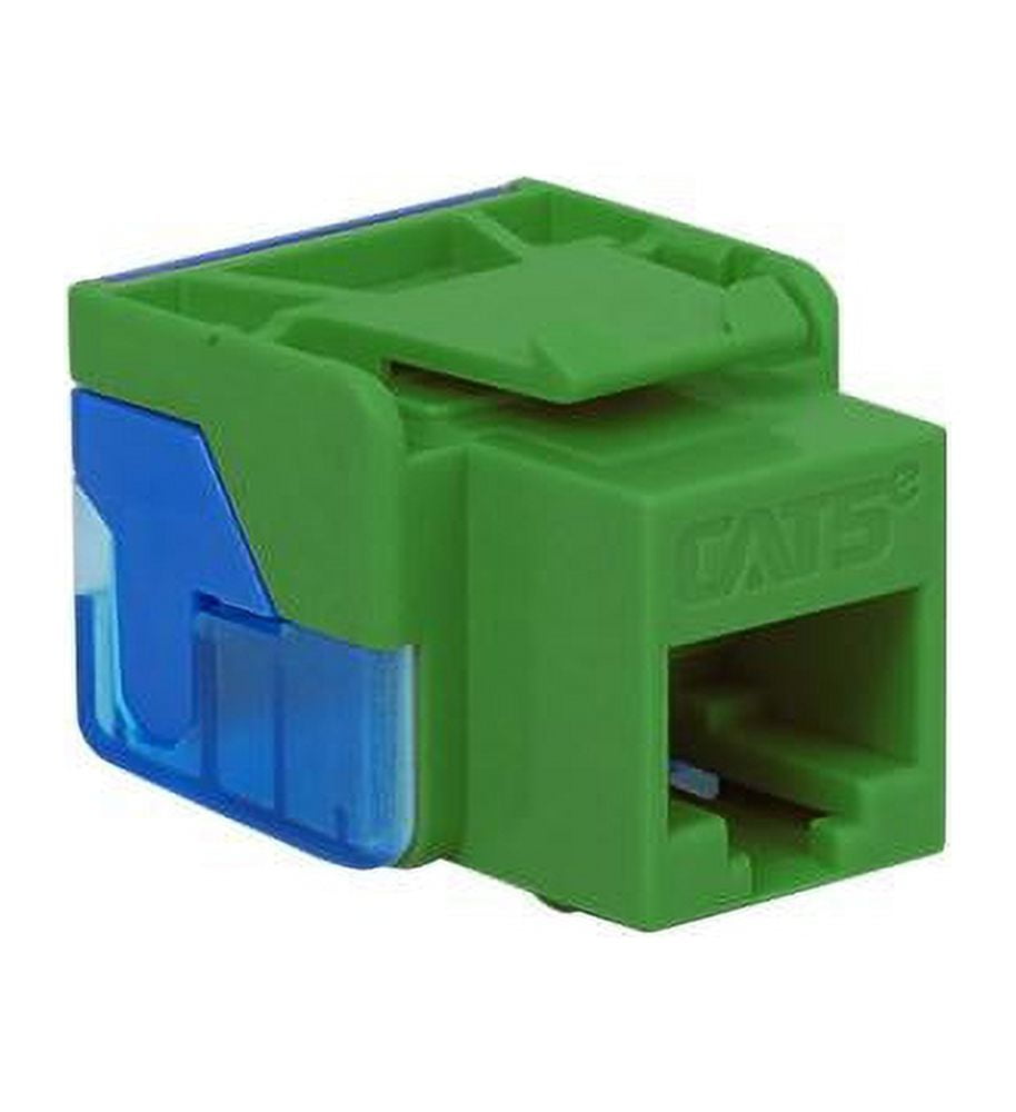 IC1078E5GN - Cat5 Jck GREEN Jacks and Faceplates - Walmart.com