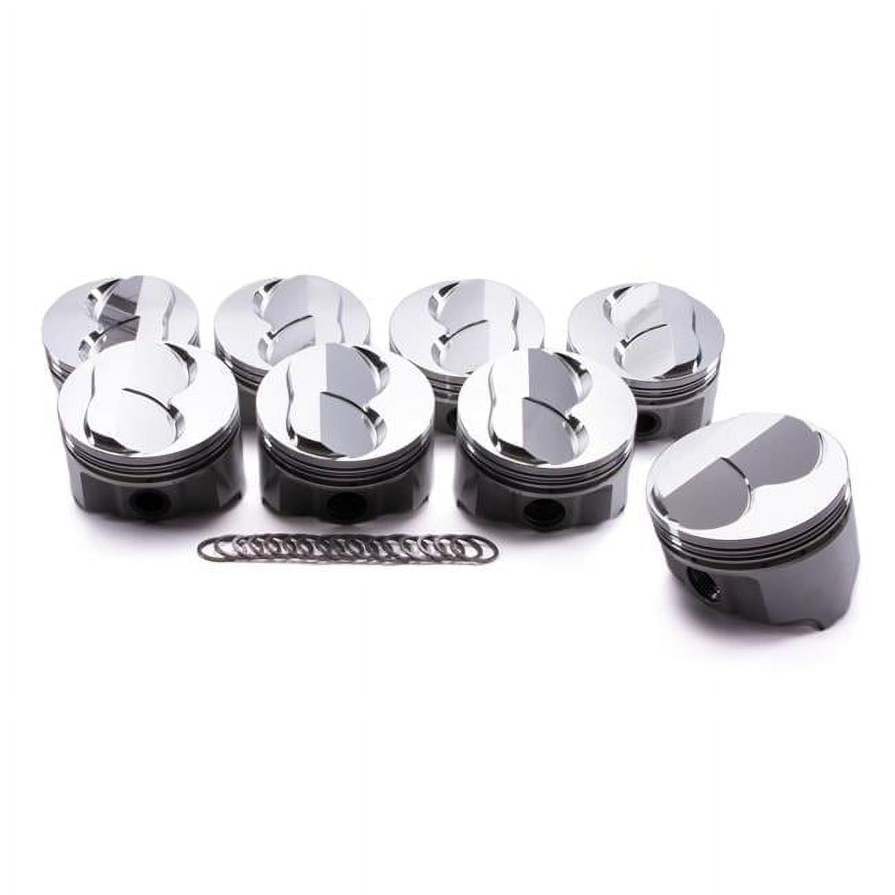 IC802.030 Small Block Chevy Forged Domed Piston Set, 4.030 in. Bore ...