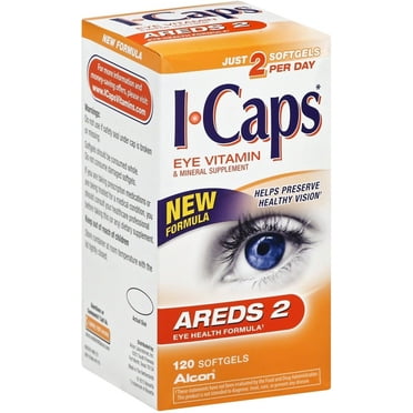 I-Caps Lutein and Zeaxanthin Eye Vitamin Coated Tablets, 120 ct ...