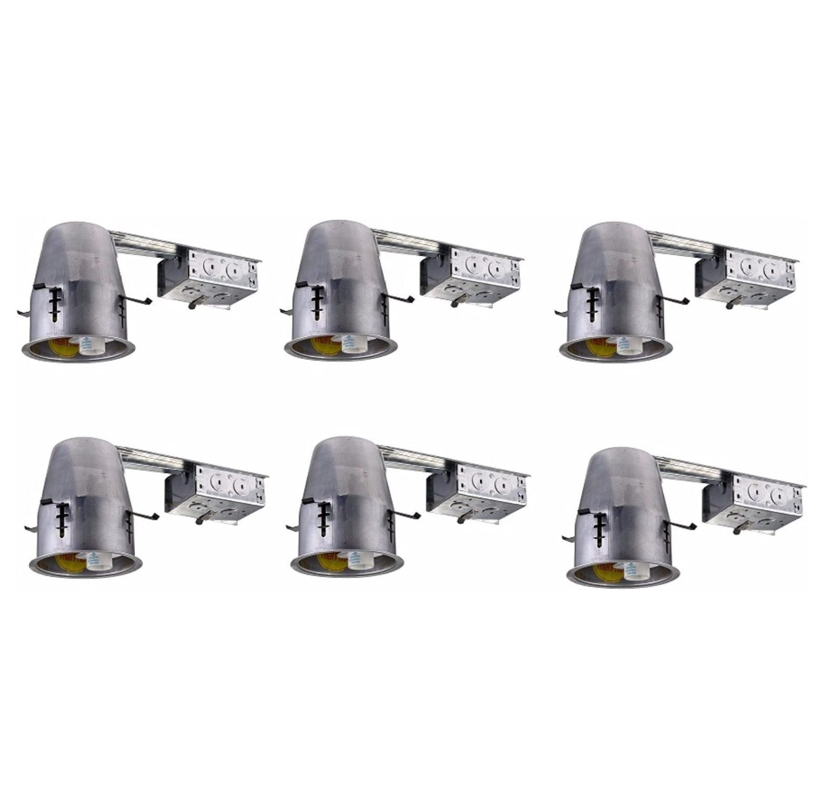ICAT4R-GU10LED-6PK recessed-Light-Fixture 4" ICAT REMODEL HOUSING, 120V ...