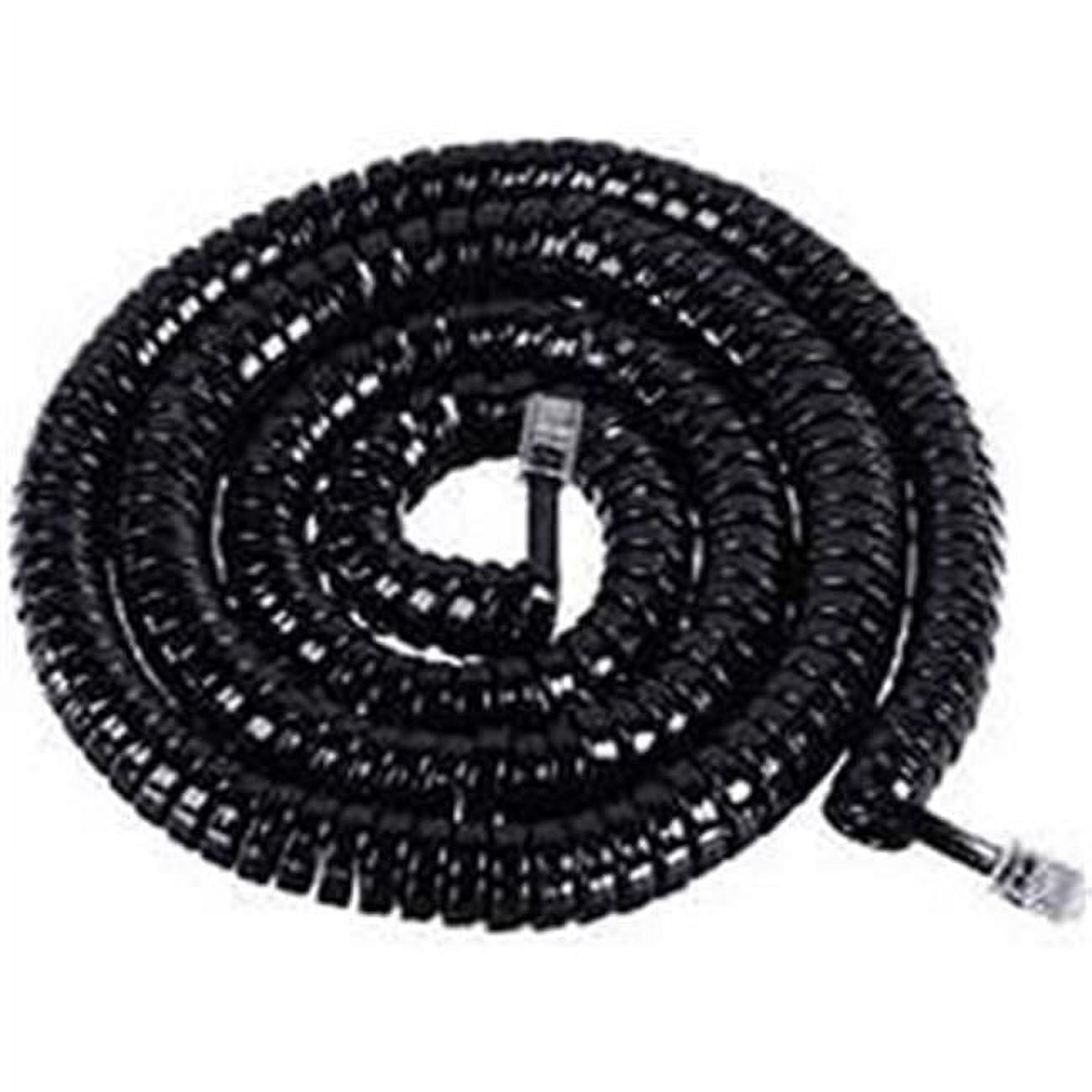 Cablesys Phone Cable - 25 ft Phone Cable for Phone - Black (2500BK ...