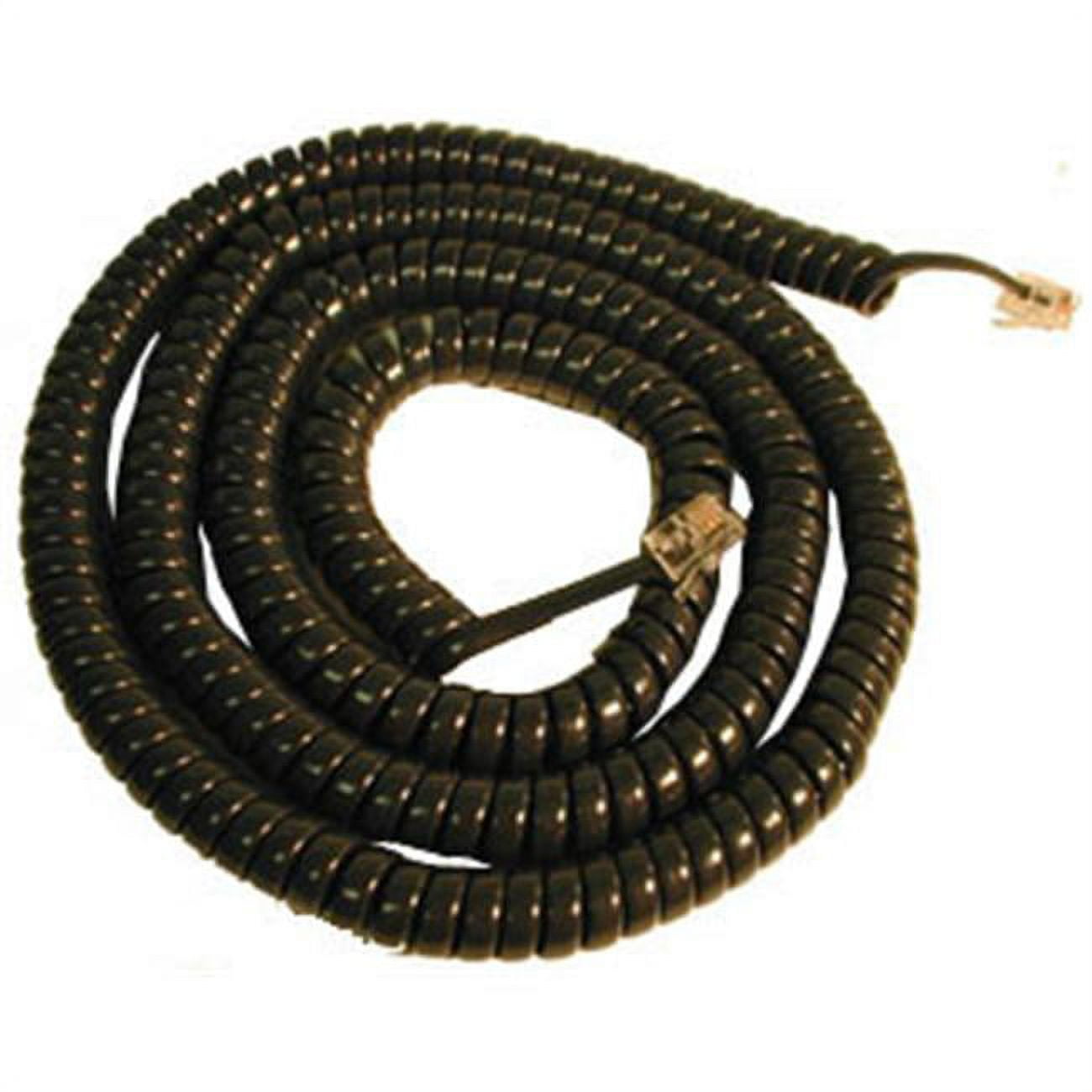 ICC 25 Foot Charcoal Handset Cord - Charcoal - 25ft - Walmart Business ...