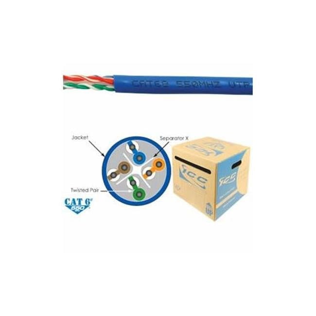 ICC 600 Mhz Copper Premise Cable - Blue - Walmart.com