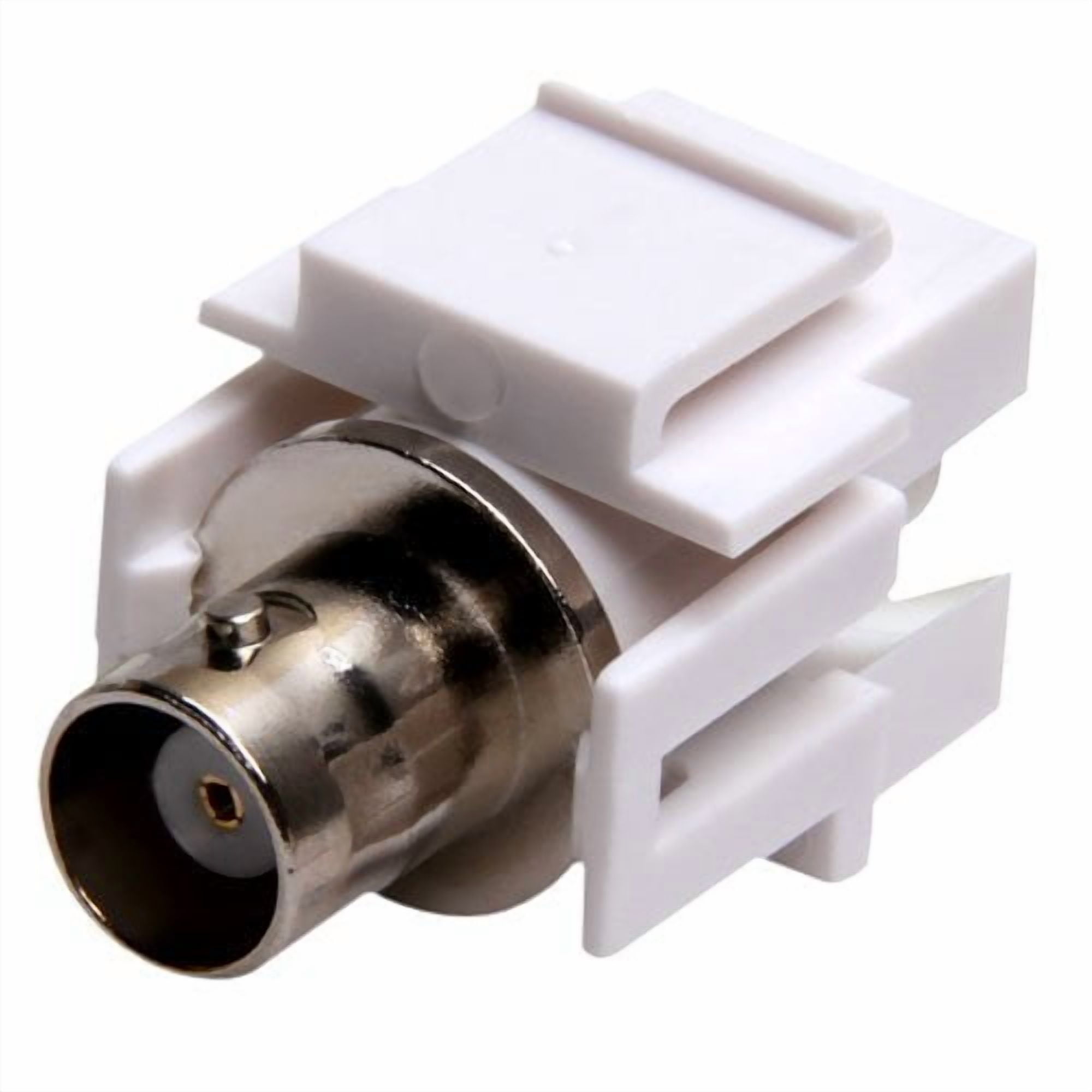 ICC IC107BNCWH Video Adapter - Nickel-plated Connectors - White ...