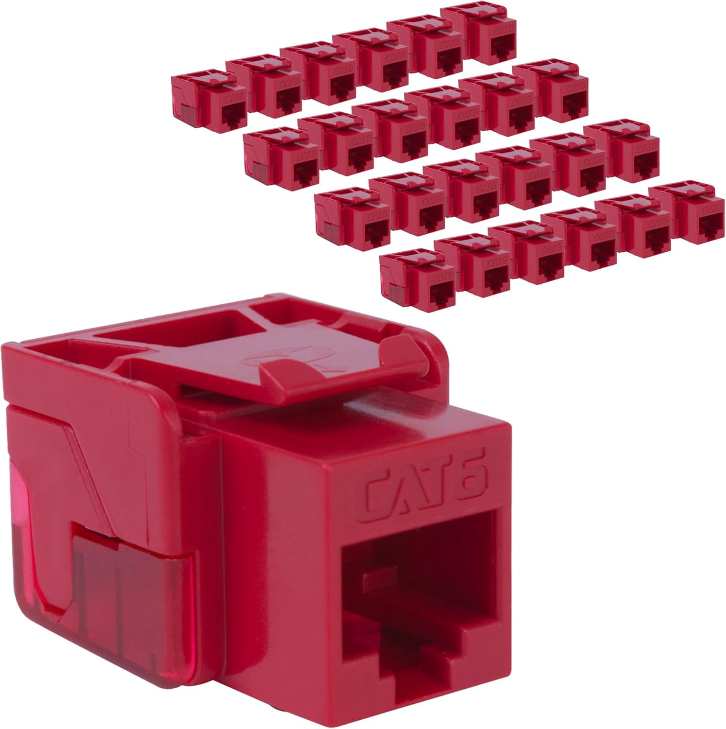 Panneau Brassage Keystone 25 Prises Keystone Cat6 RJ45 Cable Matters ...