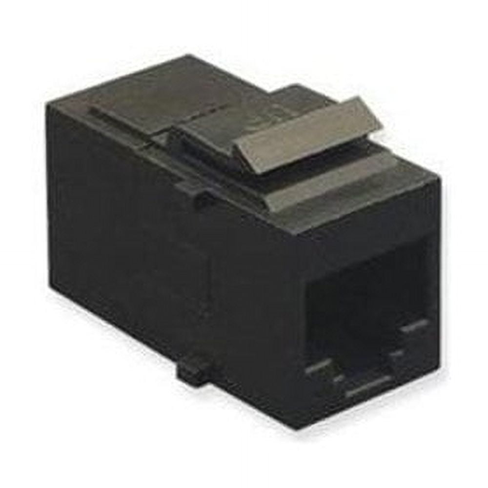 ICC Cat 6- Modular Coupler- Black - 1 Pack - 1 x RJ-45 Network Female ...