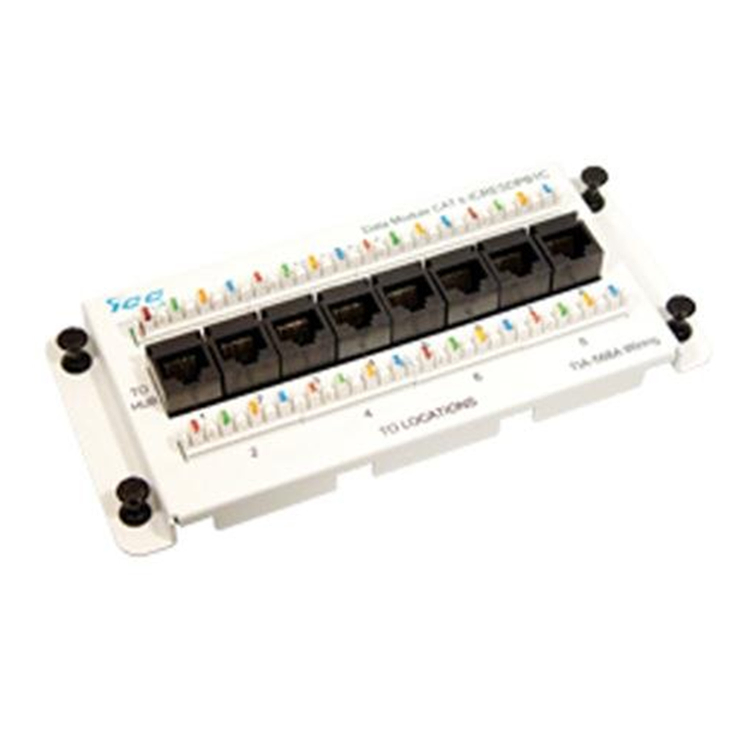 ICC Data Module Premier Series CAT6 with 8 Ports - Walmart.com