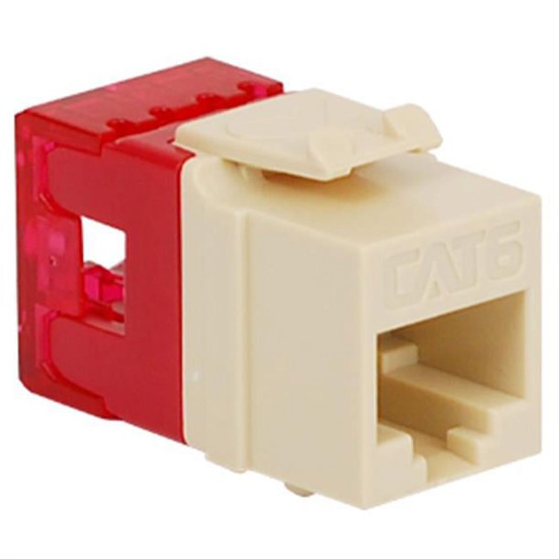 ICC IC1078F6AL Cat 6 High Density Modular Connector, Almond - Walmart ...