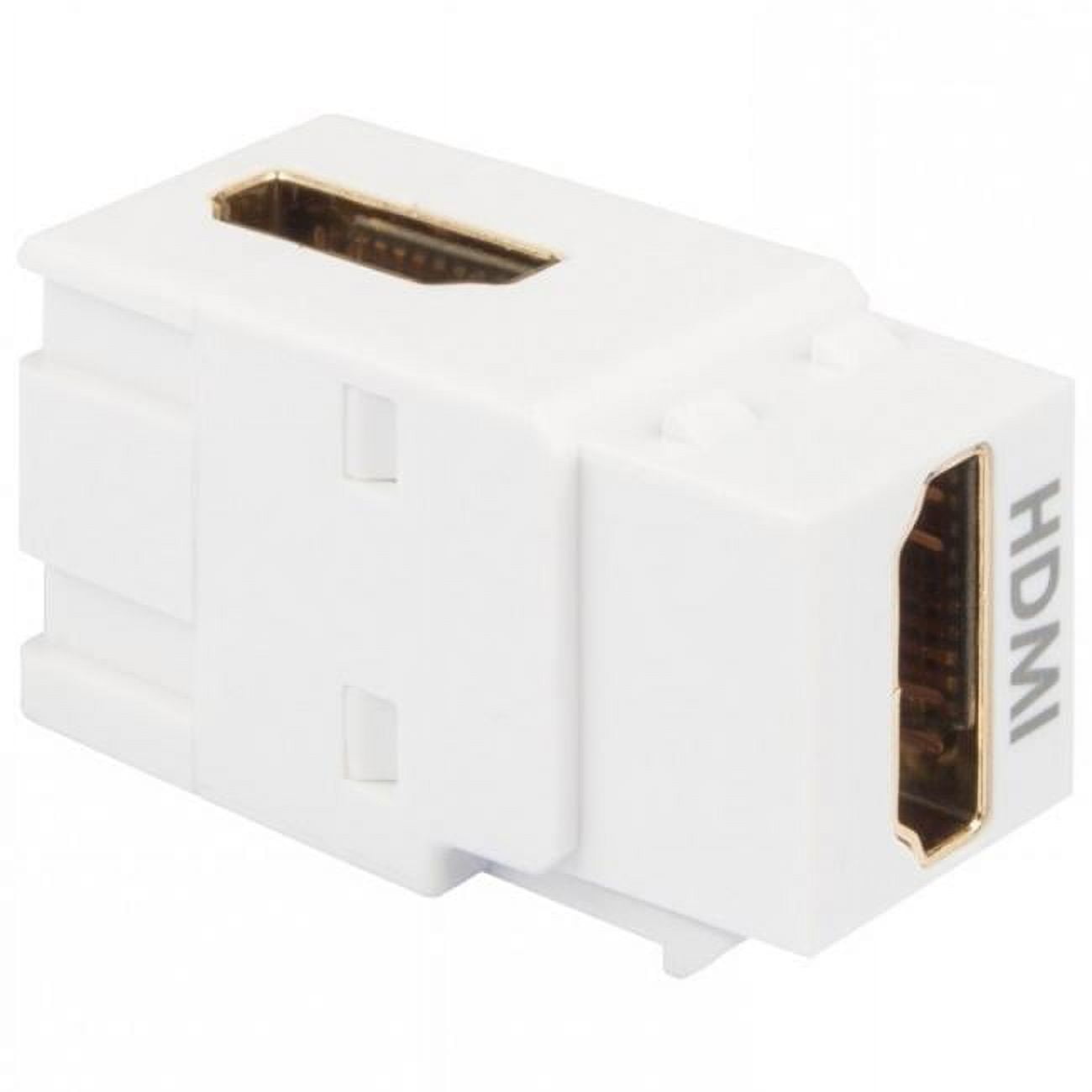 ICC IC107AHMWH 90 Degree HDMI Modular Coupler in HD Style, White ...