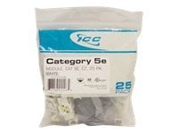 Icc Ic107b5fwh Module, F-type, Nickel Plated, White - Walmart.com