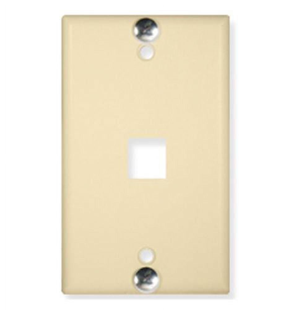 WALL PLATE, PHONE, FLUSH, 1-PORT, IVORY - Walmart.com