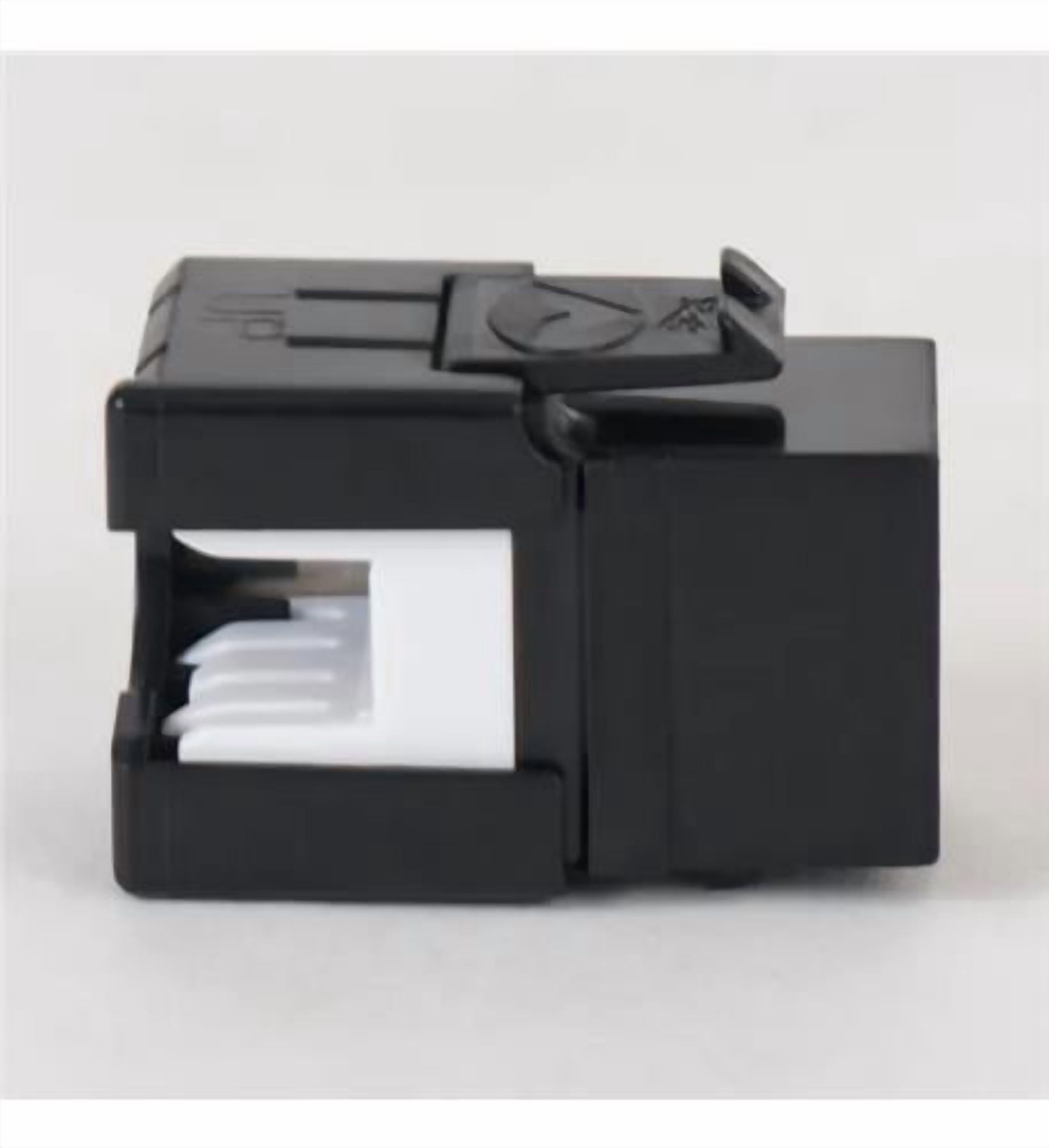 ICC ICC-IC107GACBK Black Cat 6 Network Connector Head Modules (25 Pack ...