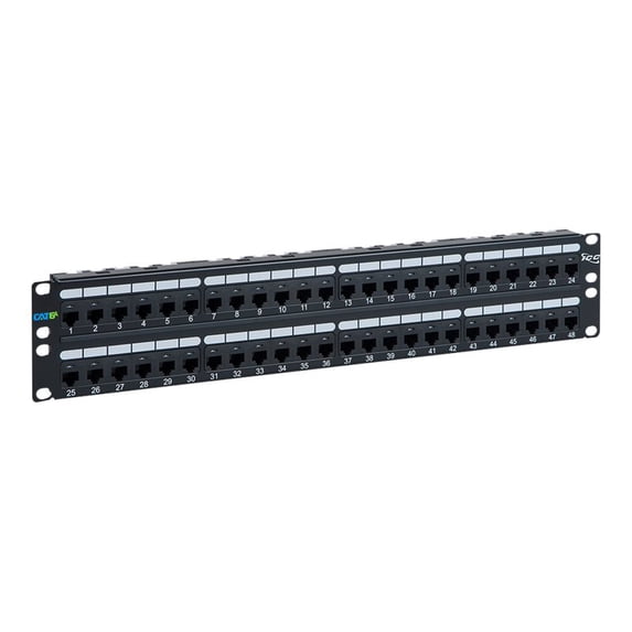 ICC ICC-ICMPP0486B 2 RMS CAT 6A 48 Port Patch Panel - Walmart.com