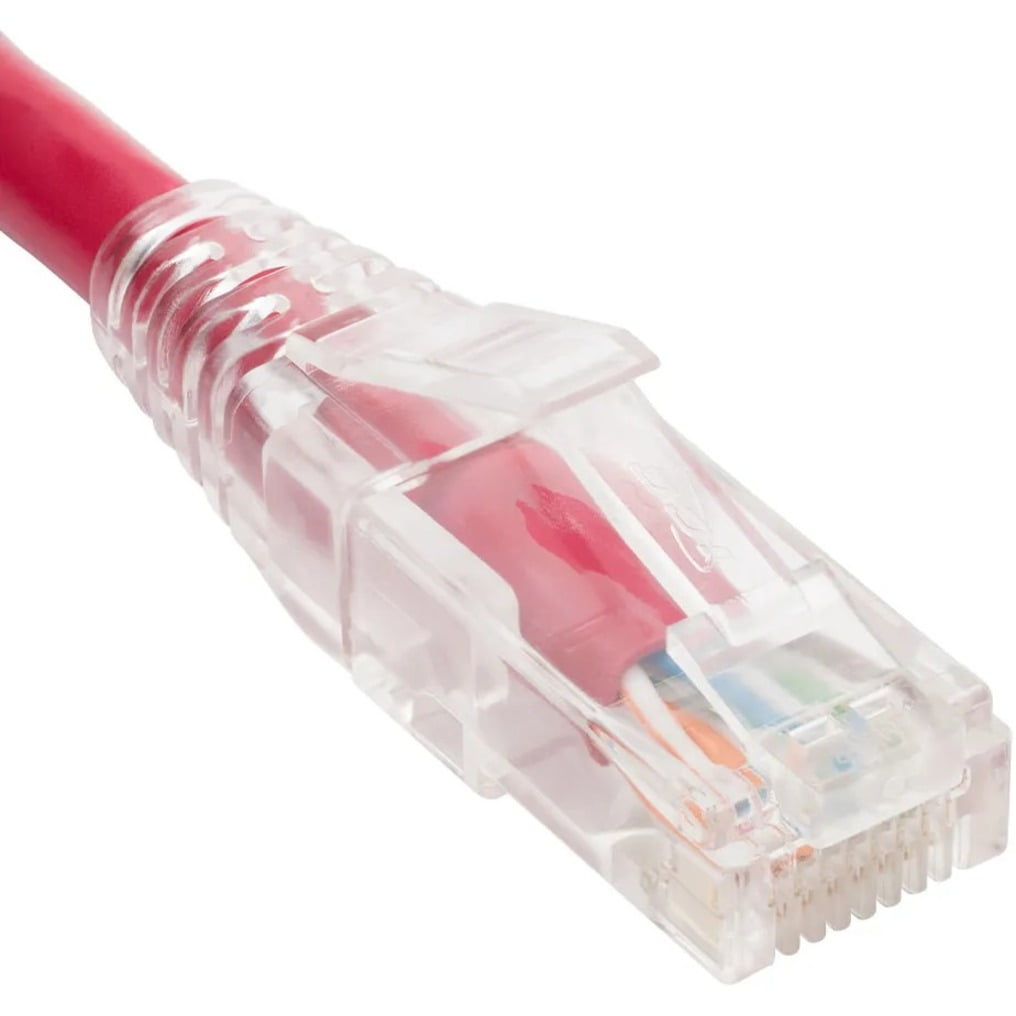 ICC CAT6 Clear Boot Patch Cord - Walmart.com
