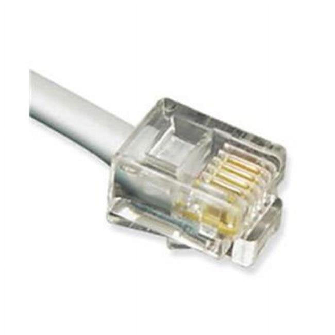 ICC ICLC425FSV - Phone cable - RJ-11 (M) to RJ-11 (M) - 25 ft - flat ...