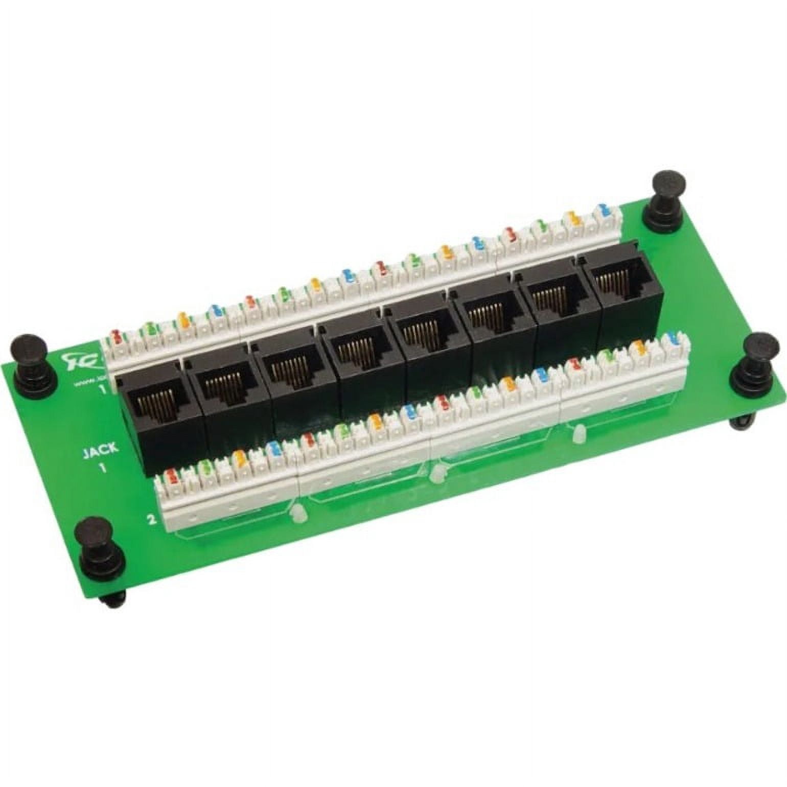 ICC ICRESDPB3D CAT6 Compact Data Module 8 Port, 10 Pk - Walmart.com