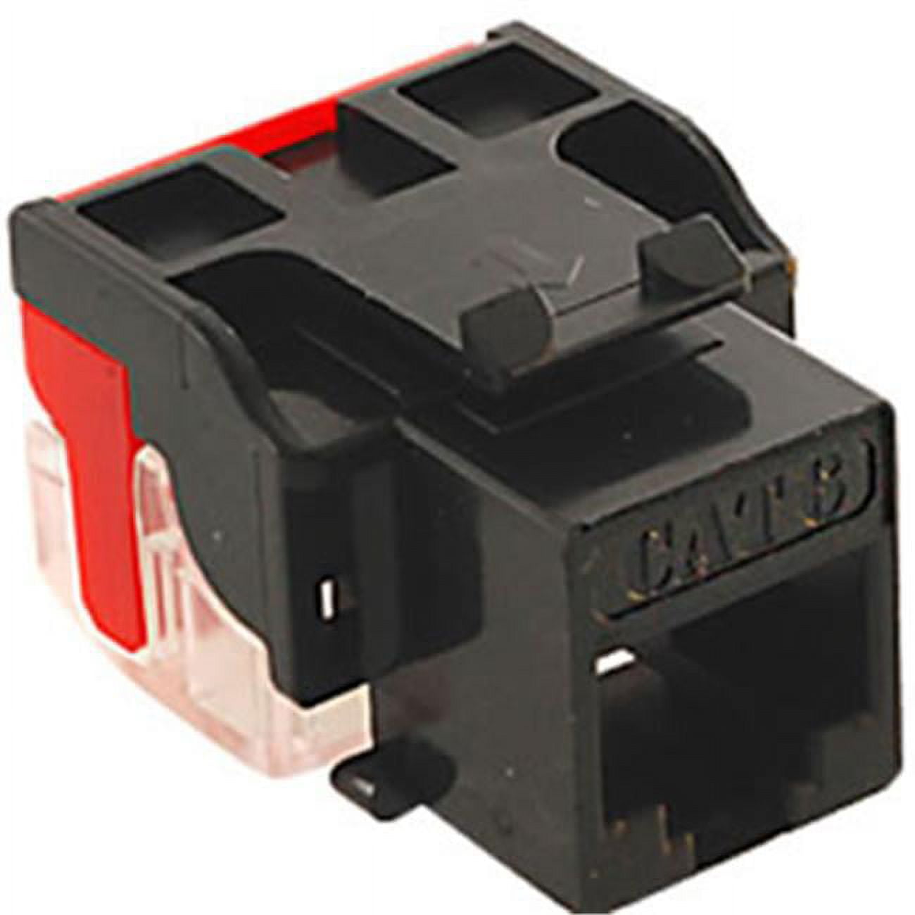 ICC Network Connector - RJ-45 Network - Black (CAT6JACKBK) - Walmart.com