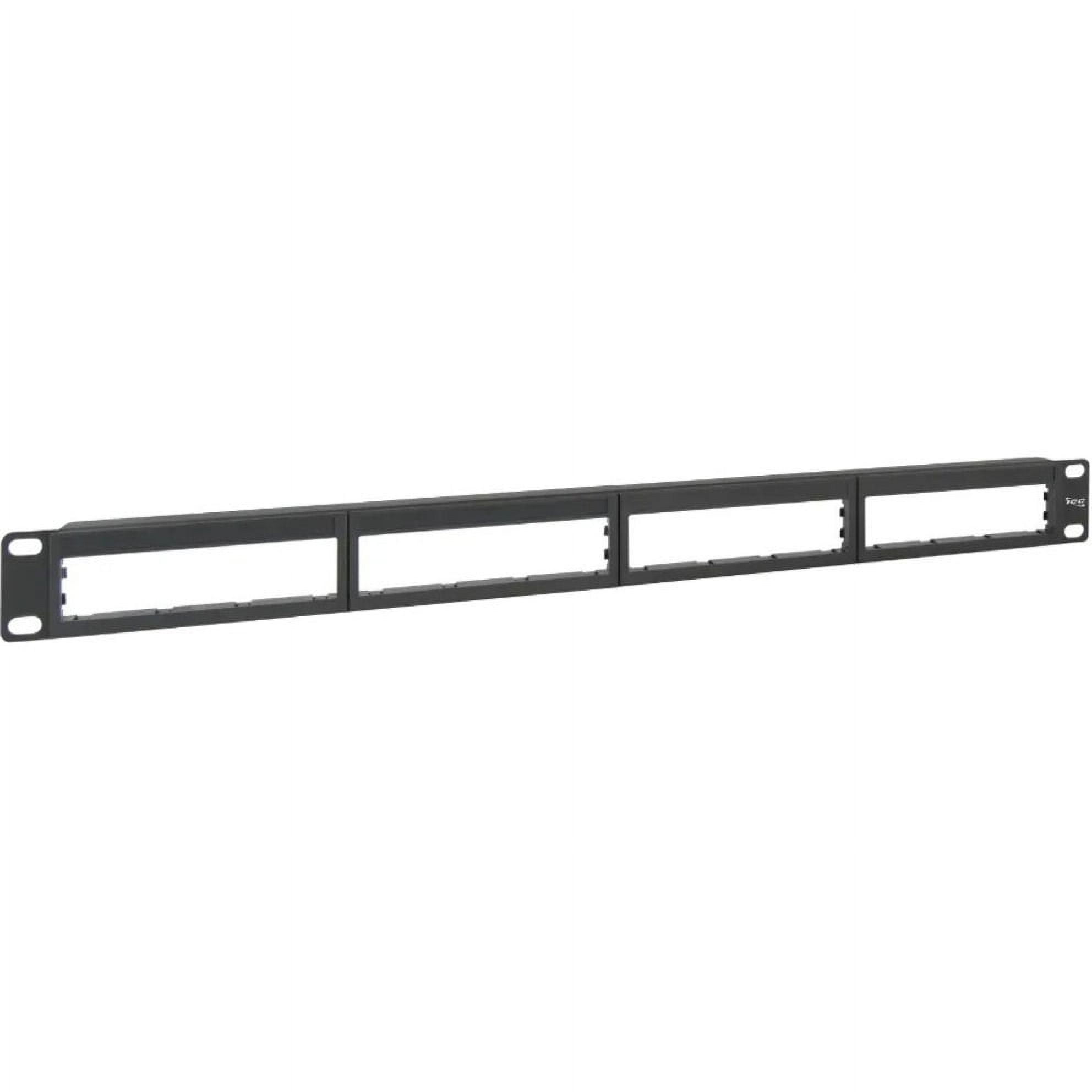 ICC Plug and Play 1 RMS Fiber Optic Blank Patch Panel with 4 Cassette ...