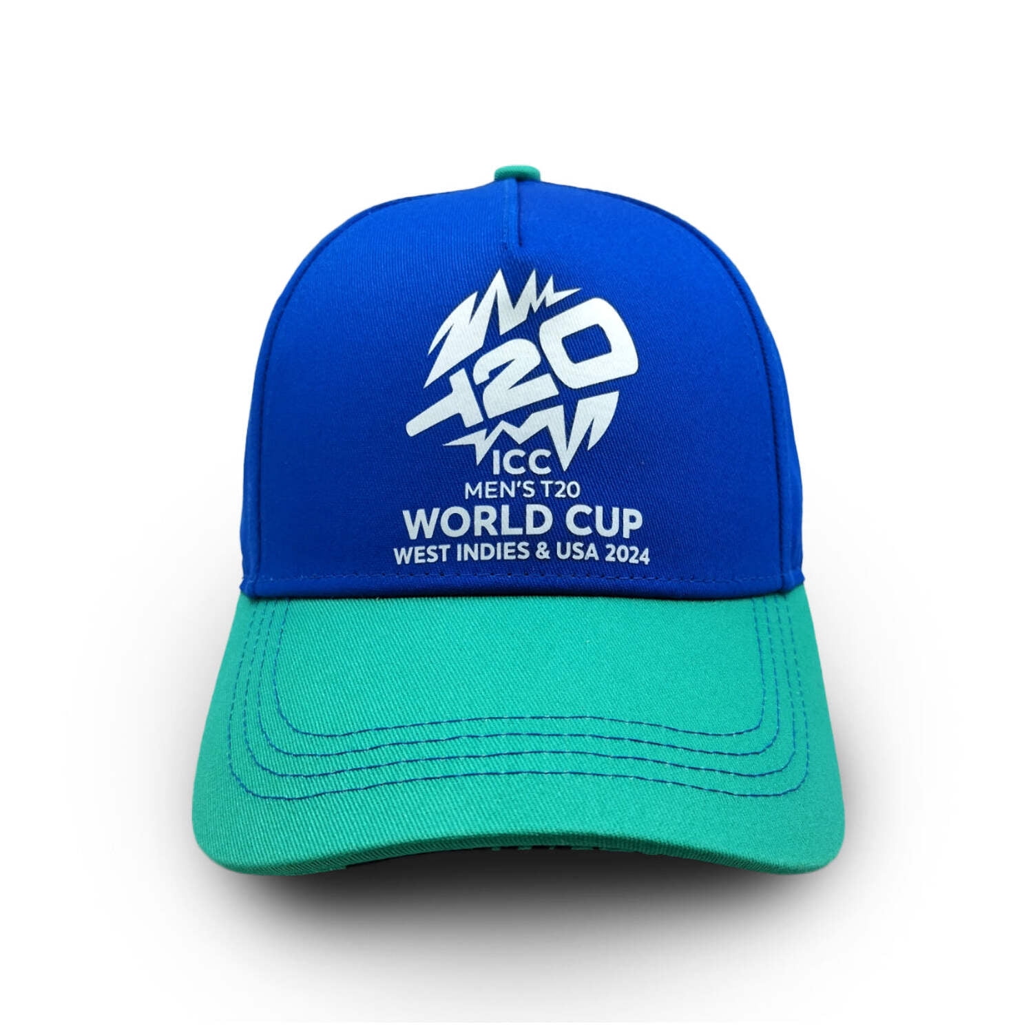 ICC T20 World Cup Electric Blue Mint Cap - West Indies USA 2024 Edition ...