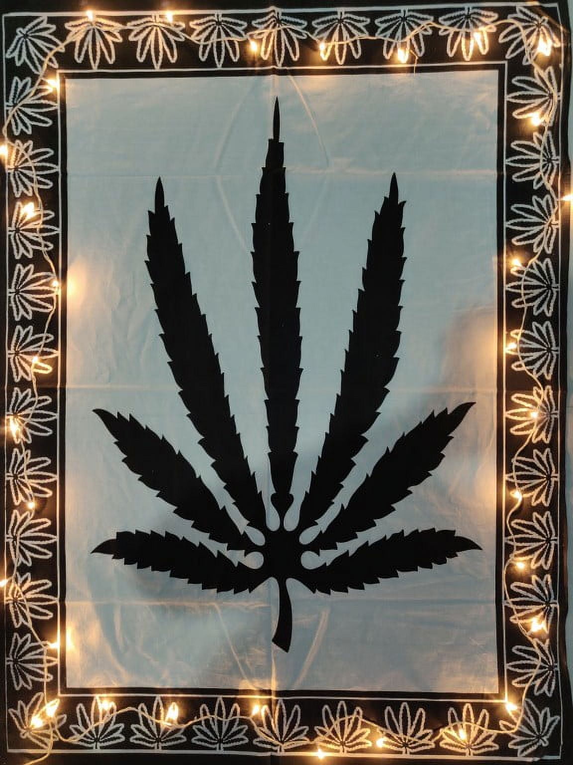 ICC Weed Tapestry Marijuana Wall Hanging leaf Poster Cannabis Hippie Decor Pot Flag Collage Dorm ...
