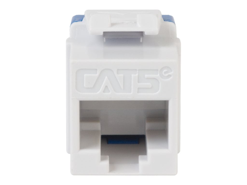 ICC CAT5e RJ45 Keystone Jack for HD Style, White, 400-Pack with ...