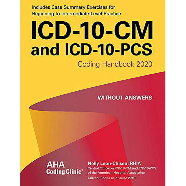 ICD-10-CM and ICD-10-PCS Coding Handbook without Answers 2020 - Walmart Business Supplies