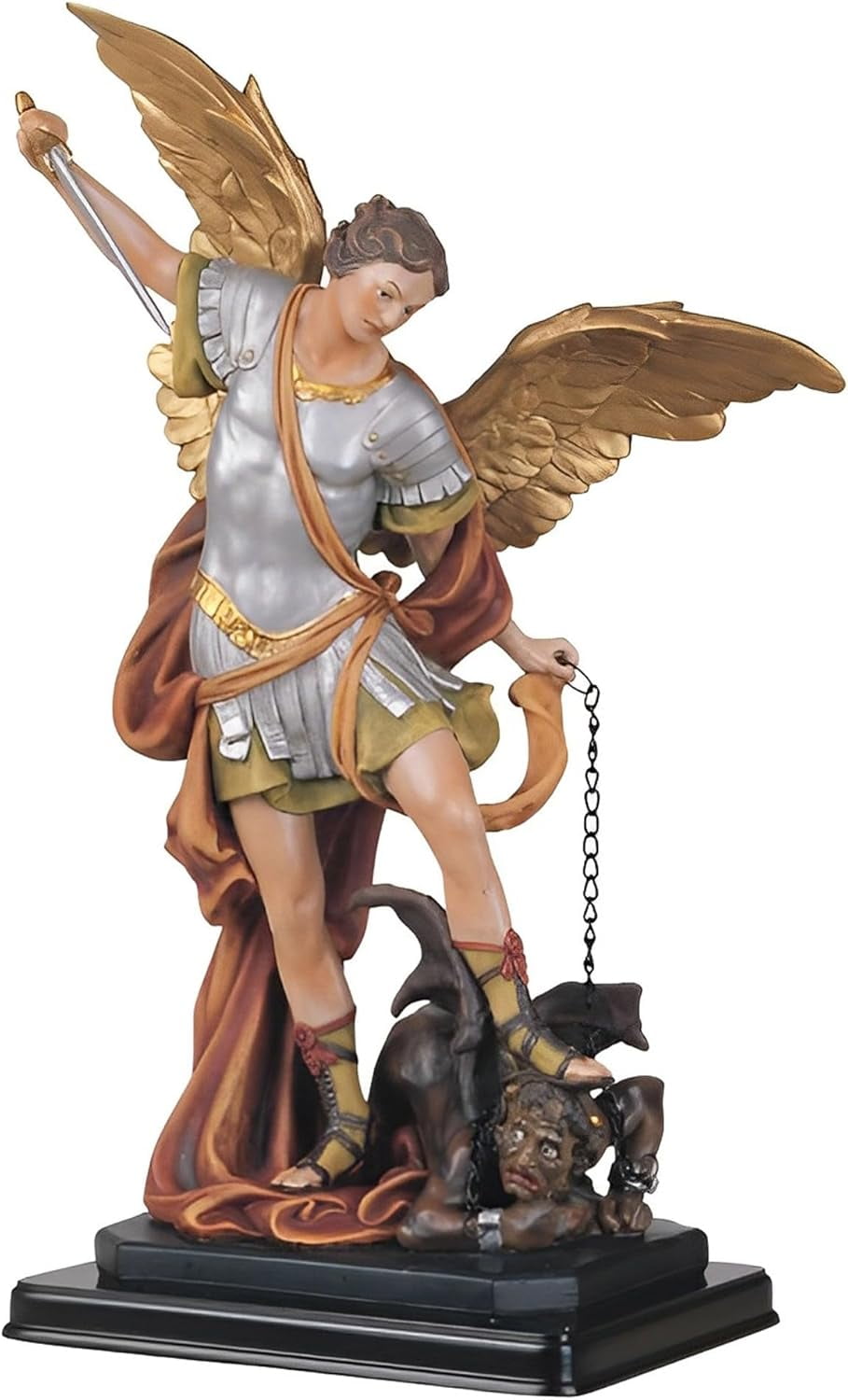 ICE ARMOR 12" H Archangel Michael Statue Saint Michael The Strongest Angel Holy Figurine ...