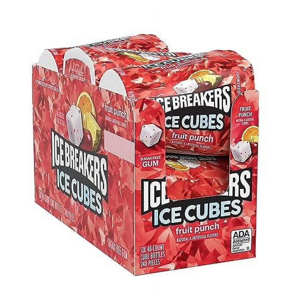 Ice Breakers Ice Cubes Gum, Fruit Punch, Sugar-Free, 3.24 oz Bottles ...