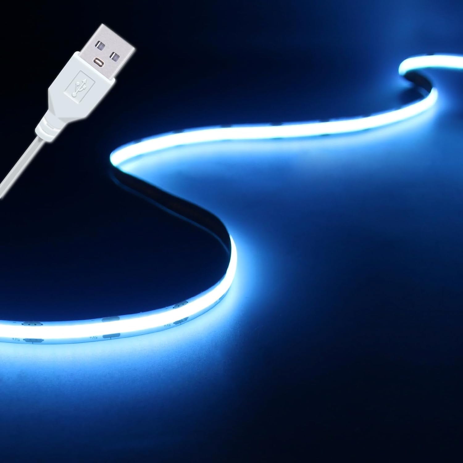 ICE Blue LED Strip Light 320 LEDs High Brightness Indoor Use Flexible ...