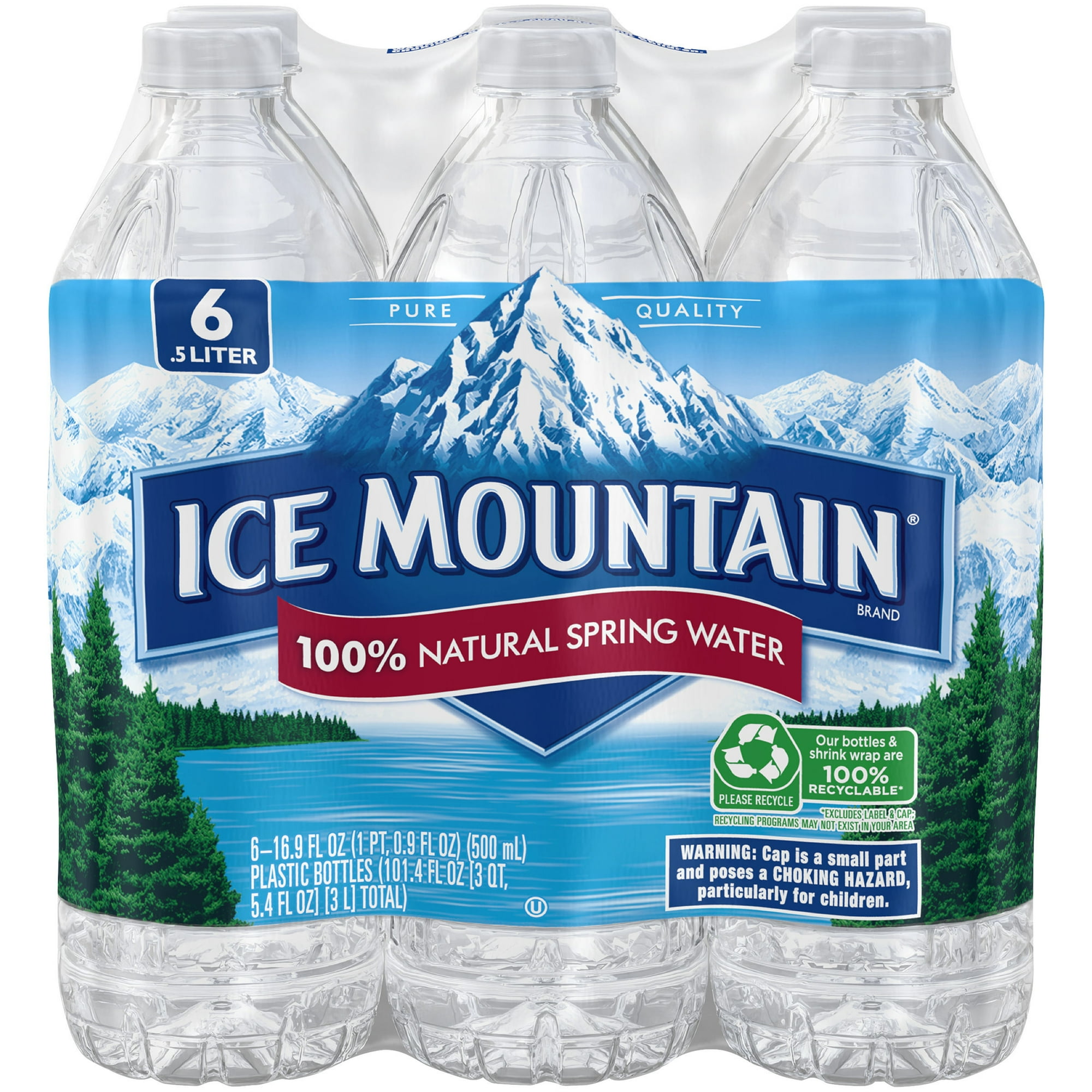 Mountain Water Bottle Logo