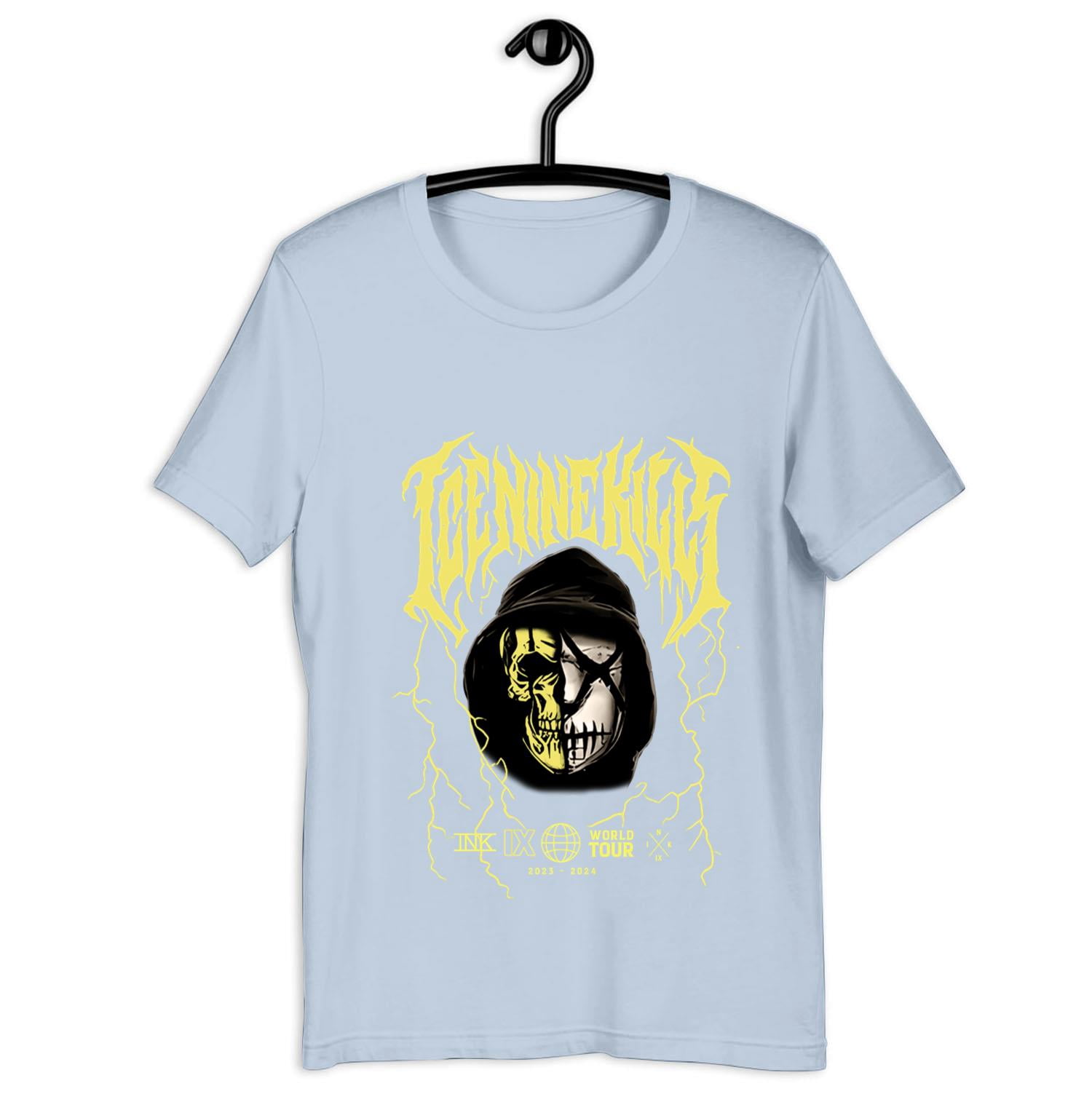 ICE NINE KILLS World Tour 2023-2024 T-Shirt Black Cotton Unisex S-3XL ...